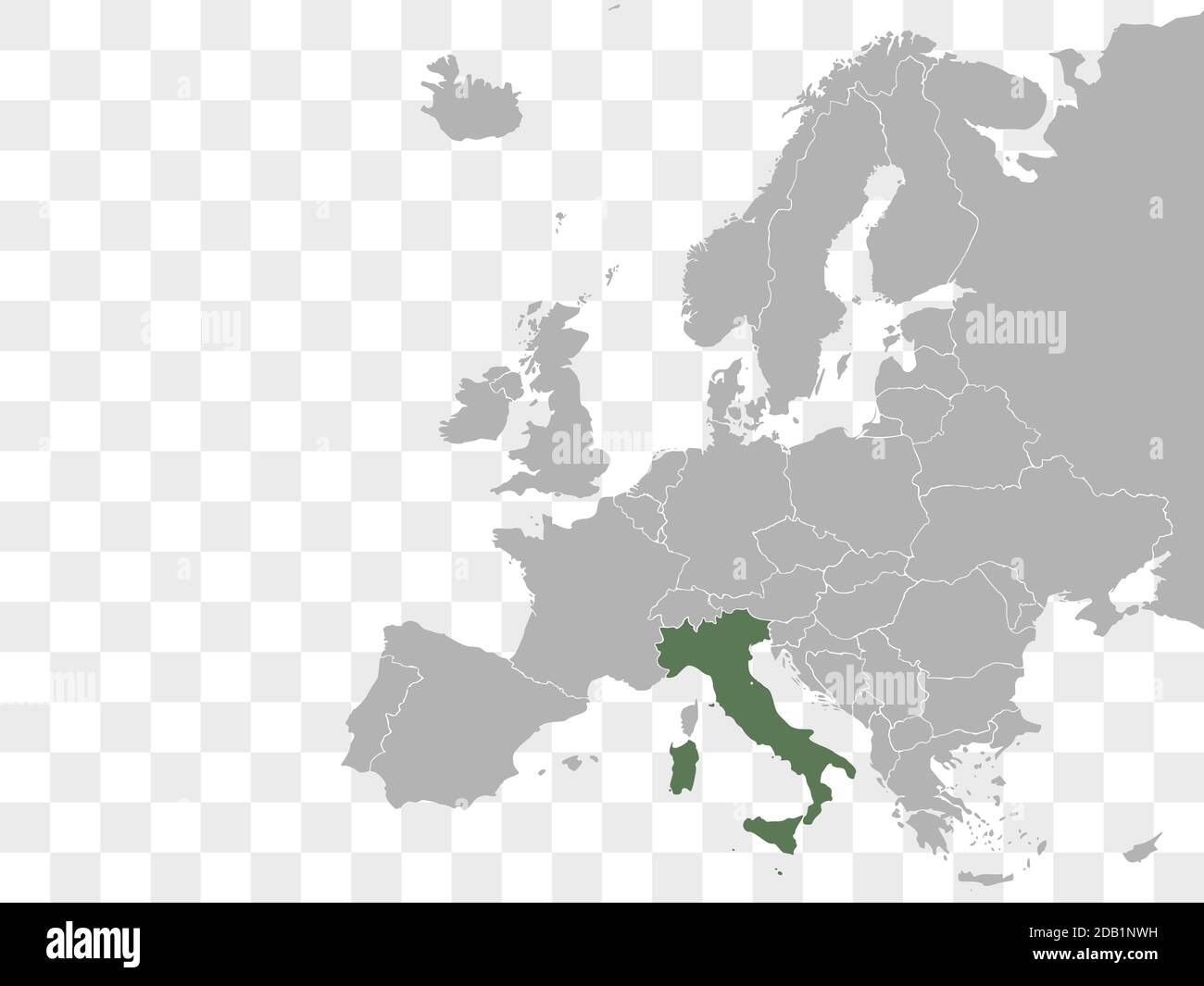 Italy Map Vector
