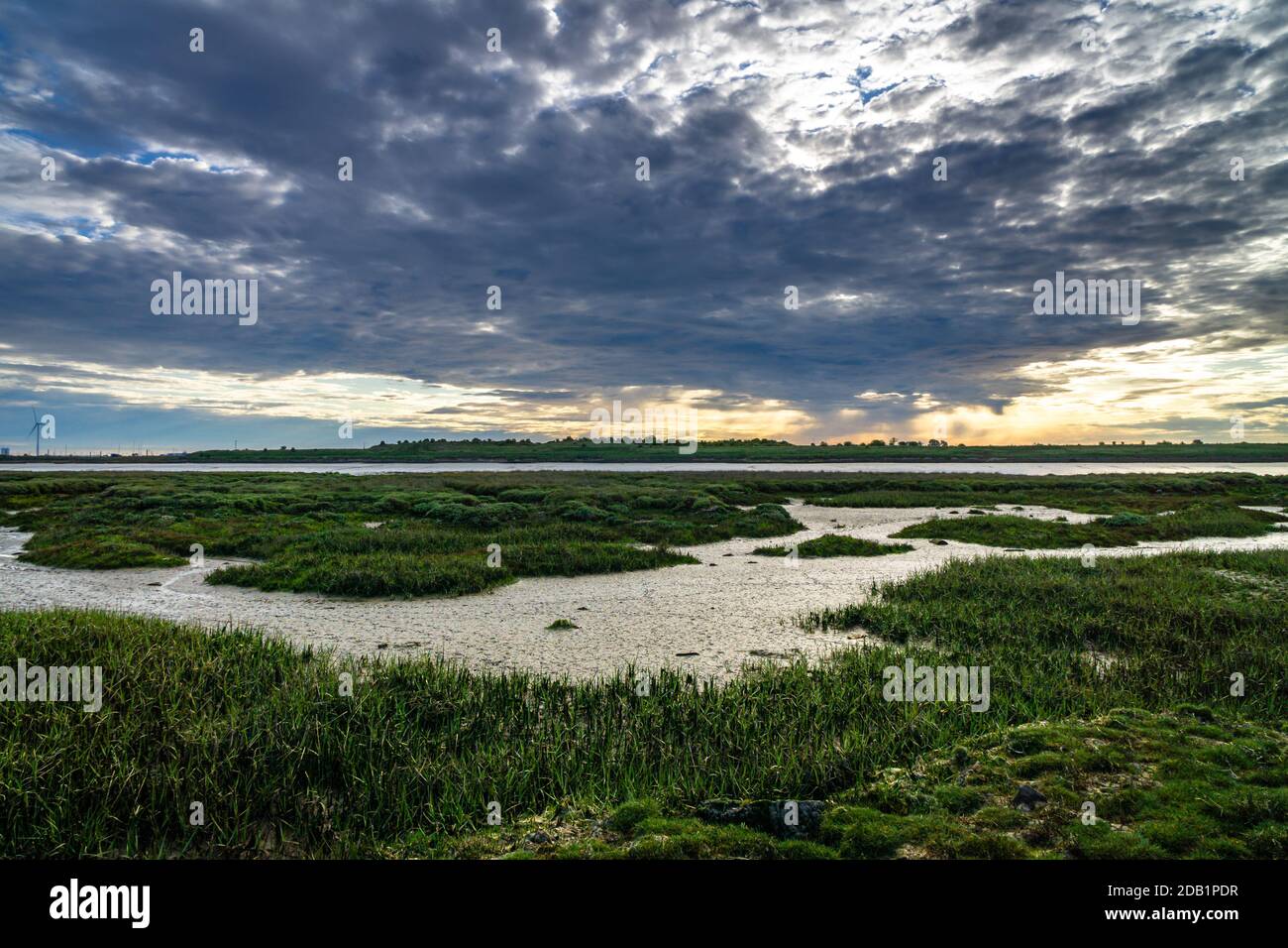 The Swale In Kent Leading To The River Medway And Stangate Creek Stock ...