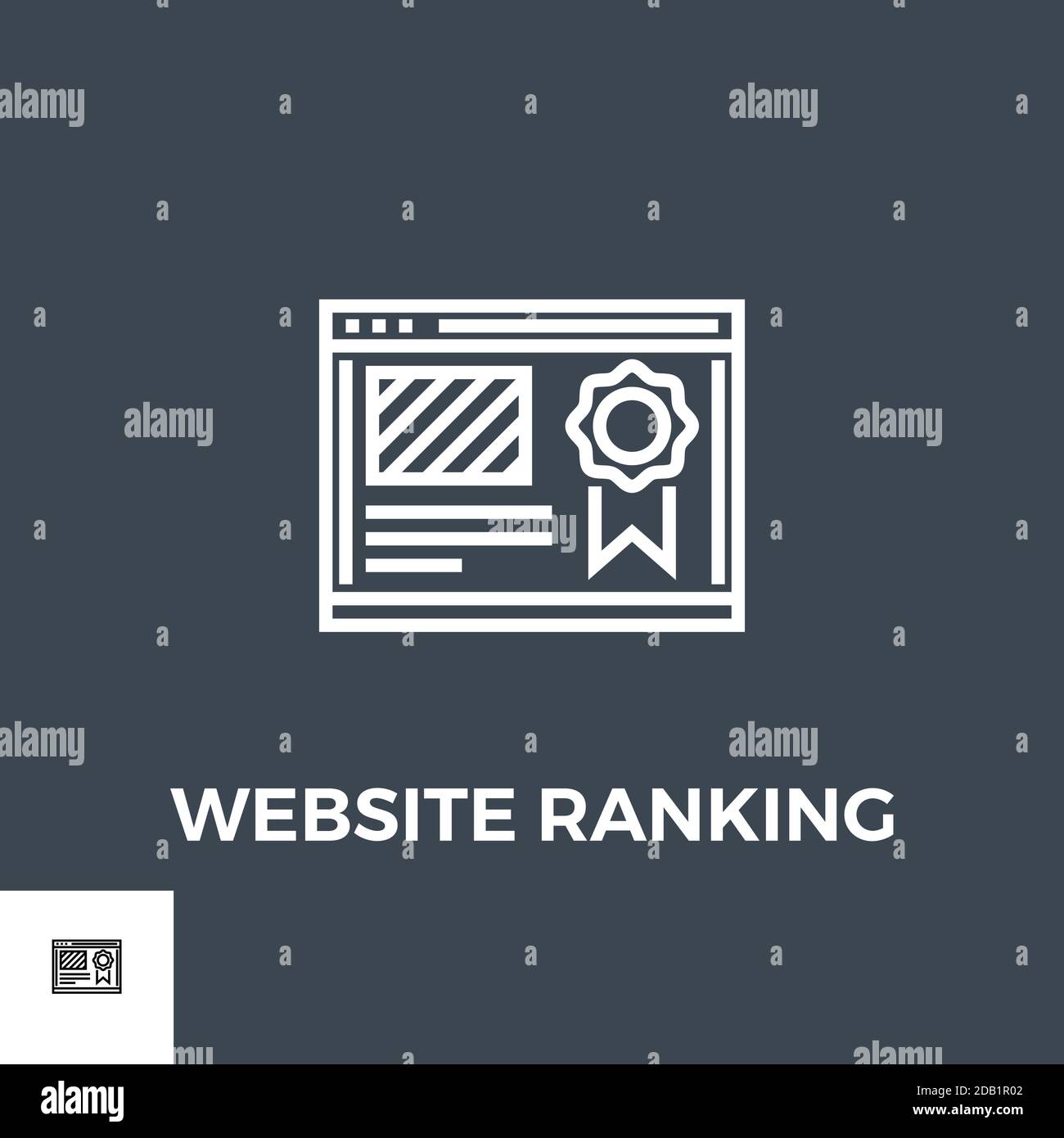 Website Ranking icon vector Stock Vector Image & Art - Alamy