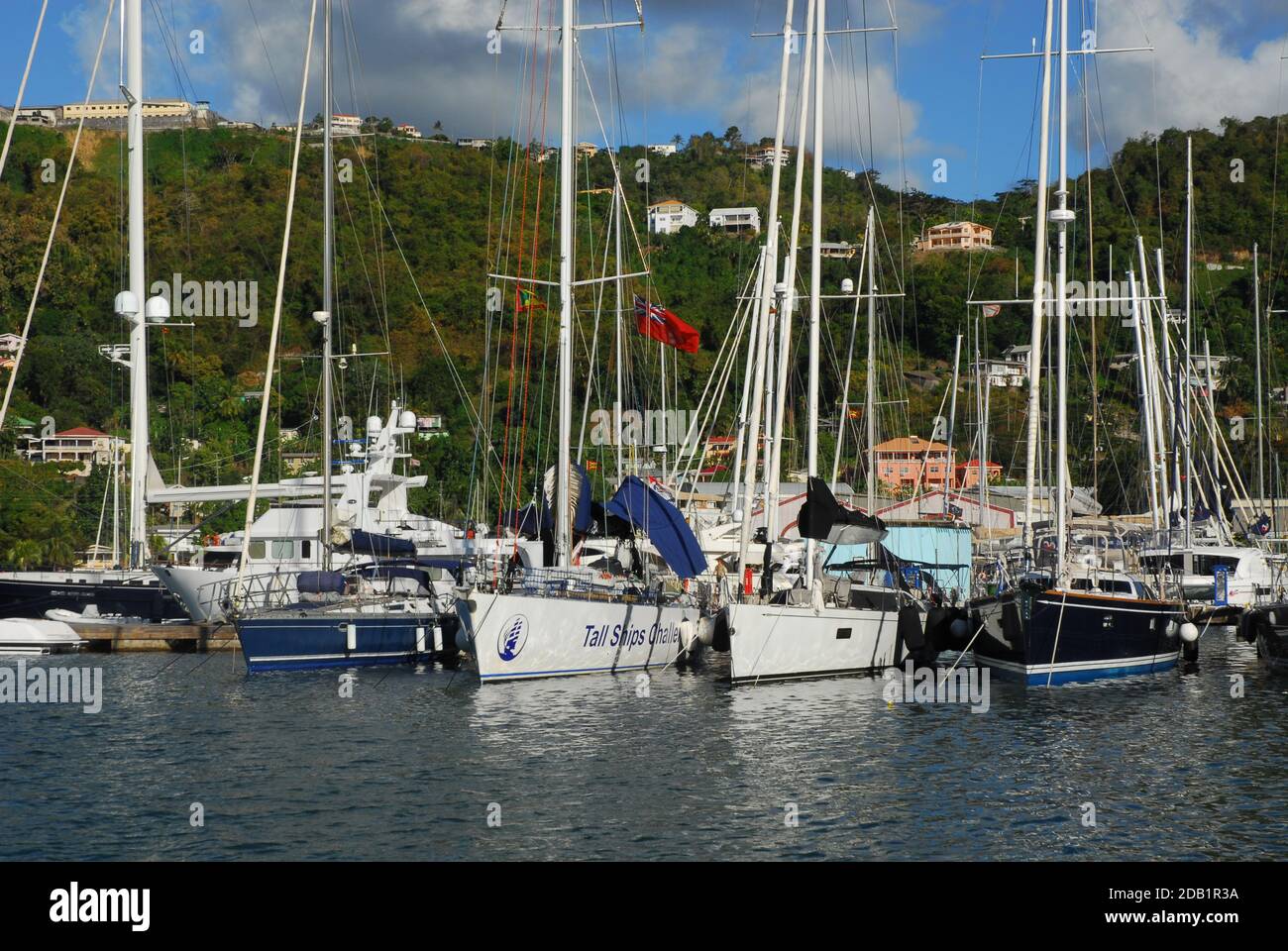 Grenada: St George's: Port Louis Marina Stock Photo - Alamy