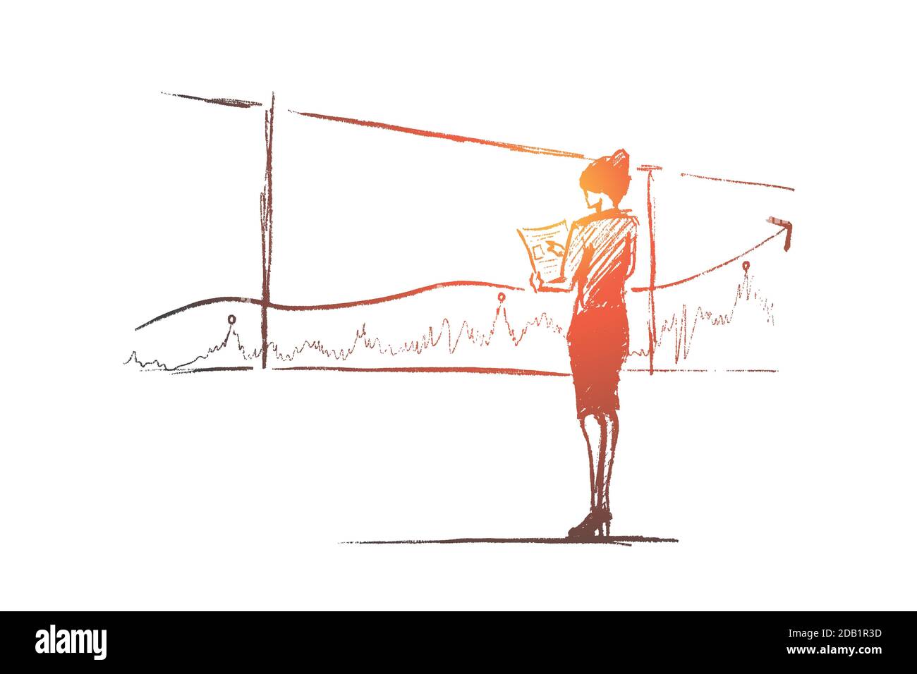 Handwriting text analysis business Cut Out Stock Images & Pictures - Alamy