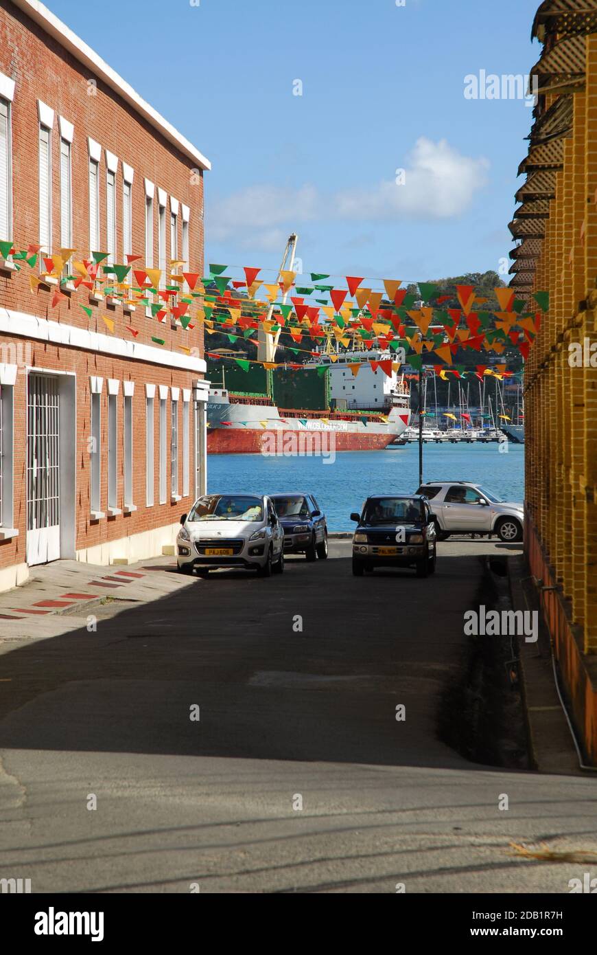 Grenada: St George's: Port Stock Photo - Alamy