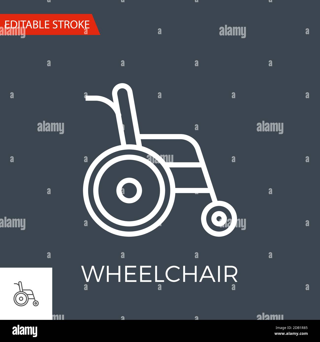 Wheelchair symbol sign Stock Vector Images - Alamy