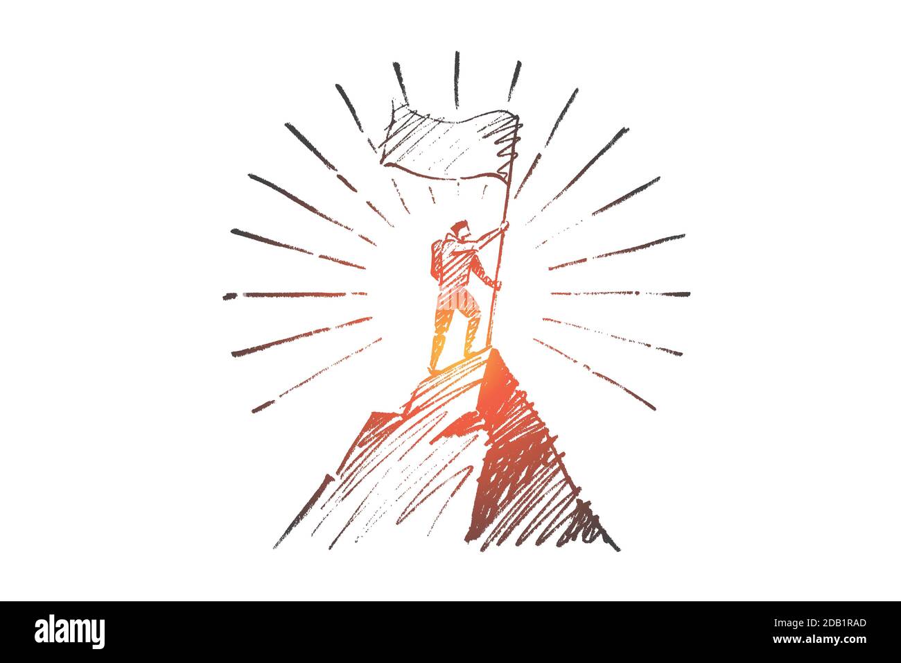 Vector hand drawn Leadership concept sketch Stock Vector Image & Art ...