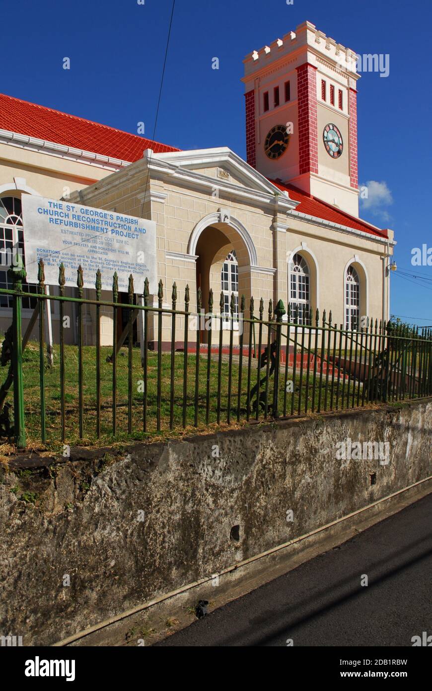 Grenada: St George's Parish Church Stock Photo - Alamy