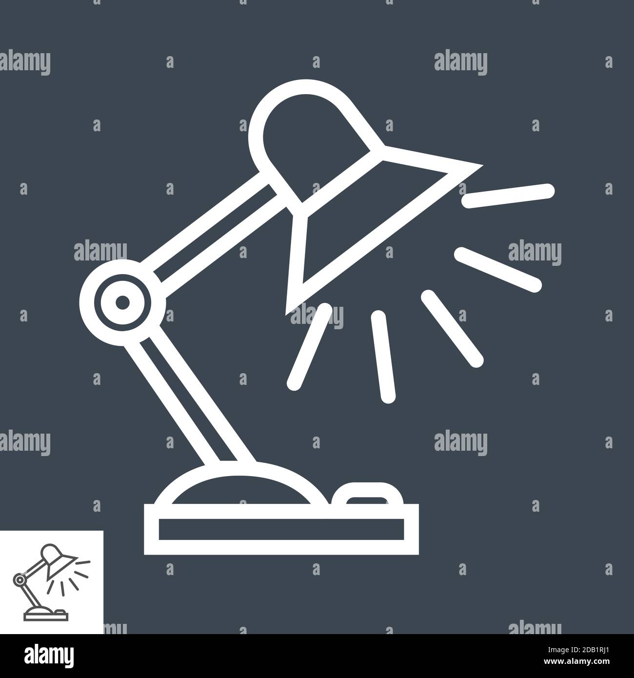 Reading-lamp flat icon Stock Vector Image & Art - Alamy
