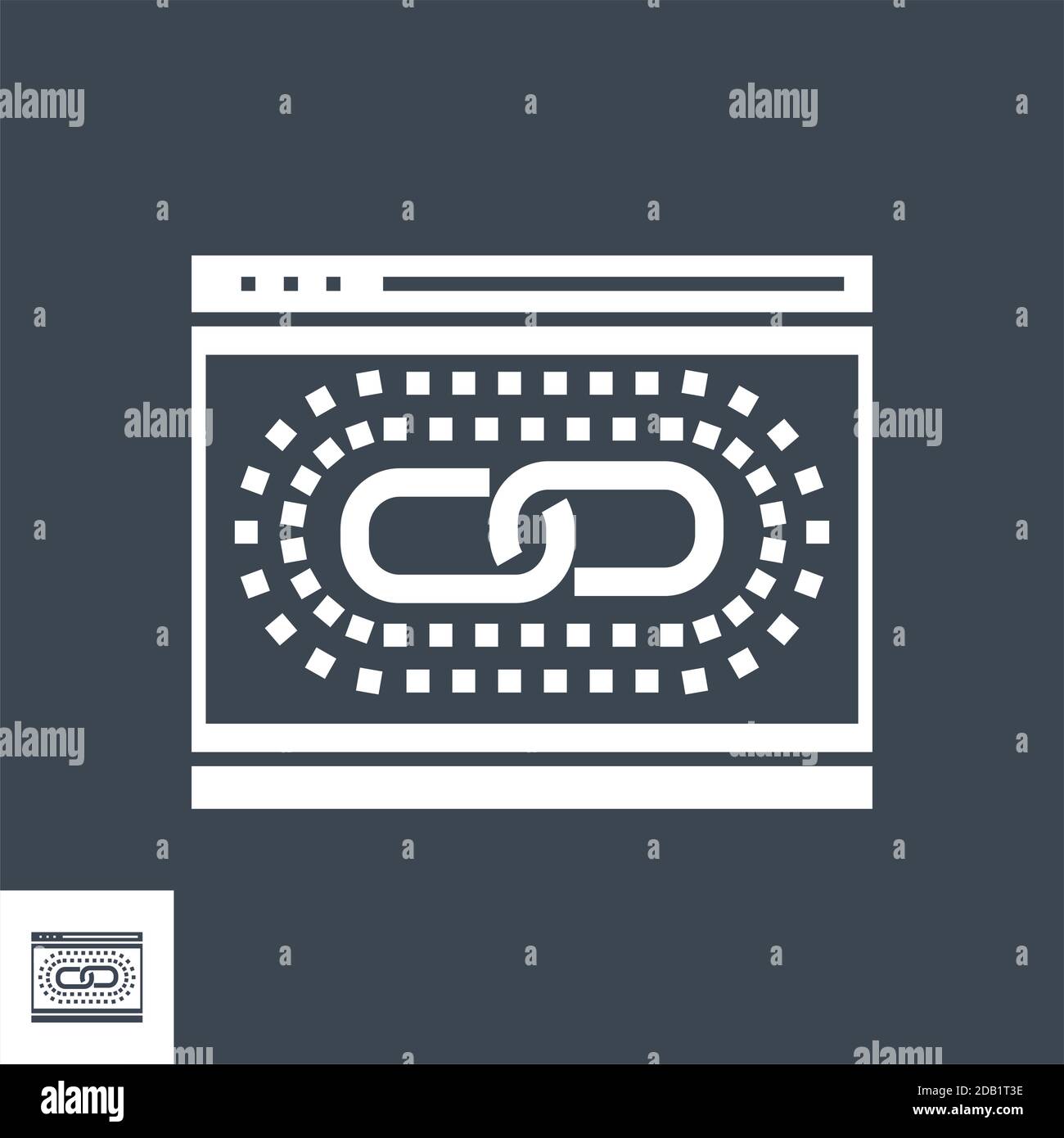 Web Link Optimization Vector Glyph Icon Stock Vector Image & Art - Alamy