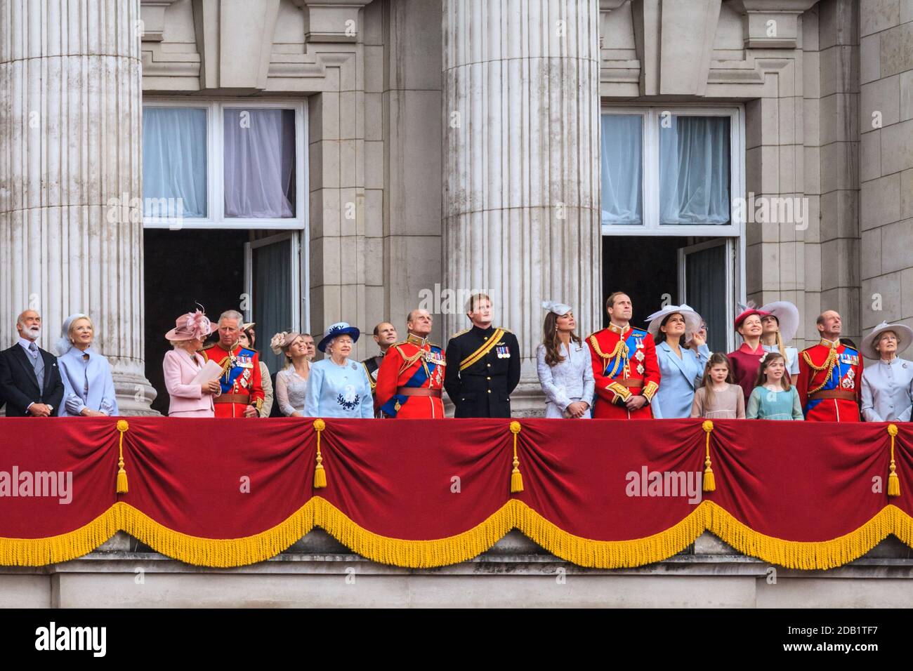 Her Majesty Queen Elizabeth II, Prince Philip and the British Royal ...