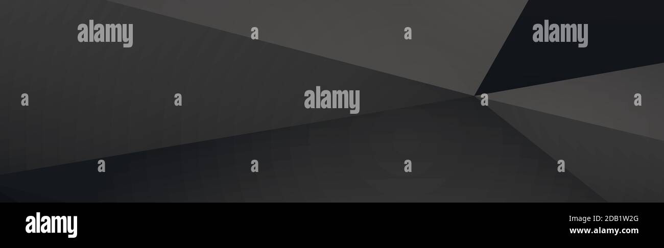 Dark black panoramic background with broken lines - illustration Stock ...