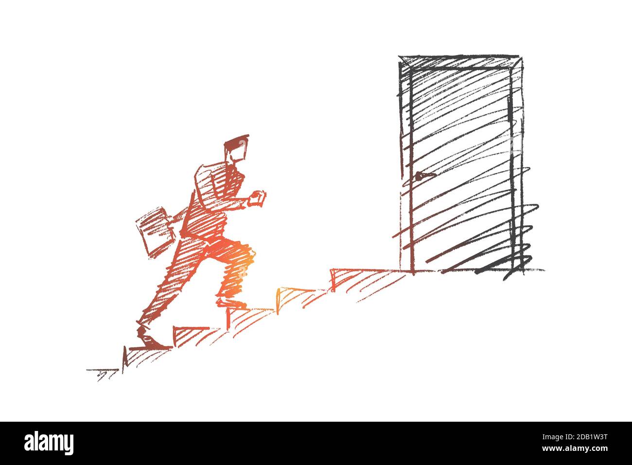 Rush hour in time Stock Vector Images - Alamy