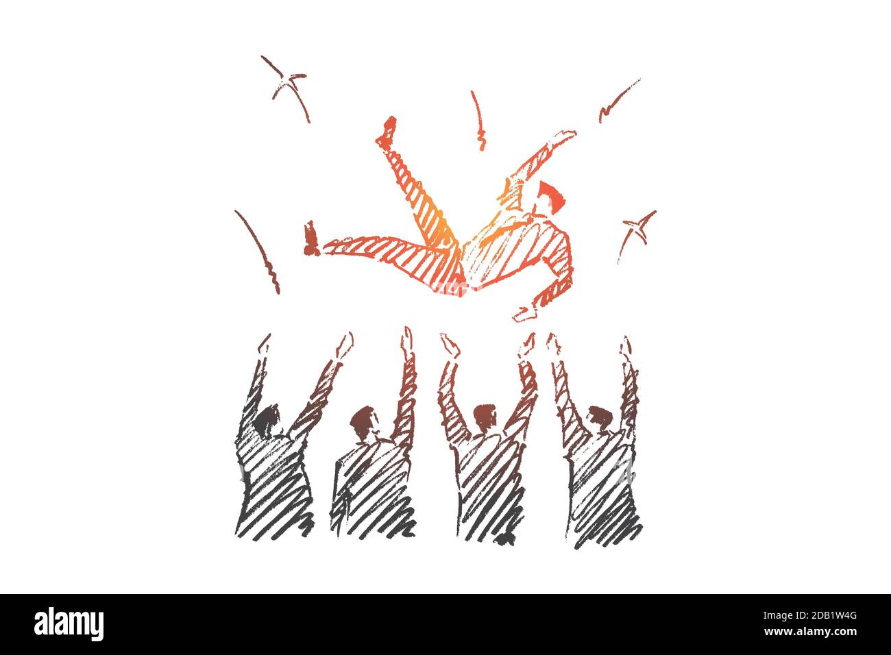 Vector hand drawn Winner concept sketch Stock Vector Image & Art - Alamy