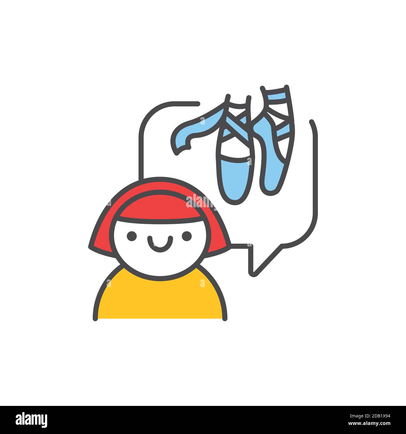 Choreography children Stock Vector Images - Alamy