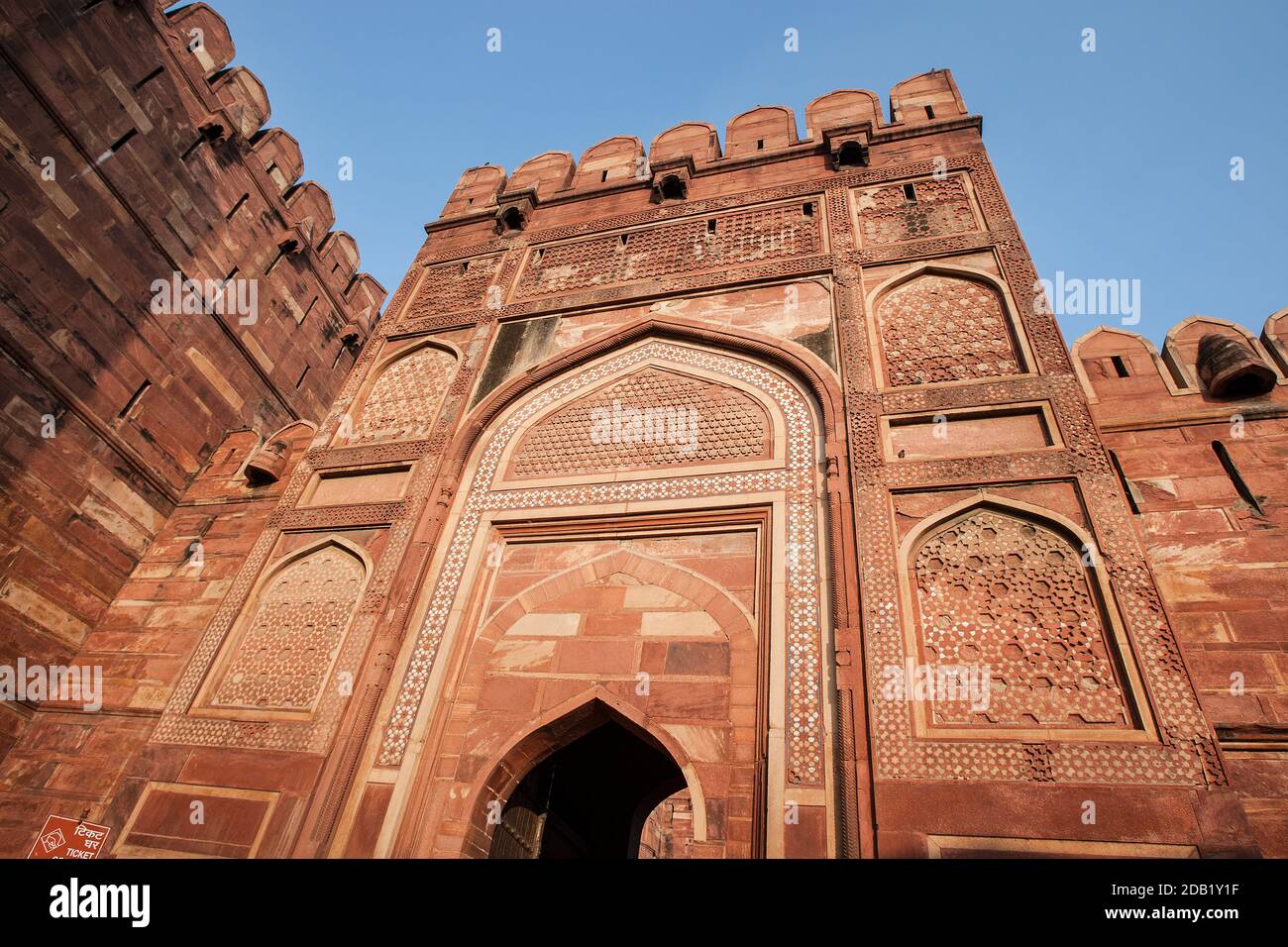 Delhi, historical places, architecture, Qutb Minar, Red Fort Stock ...