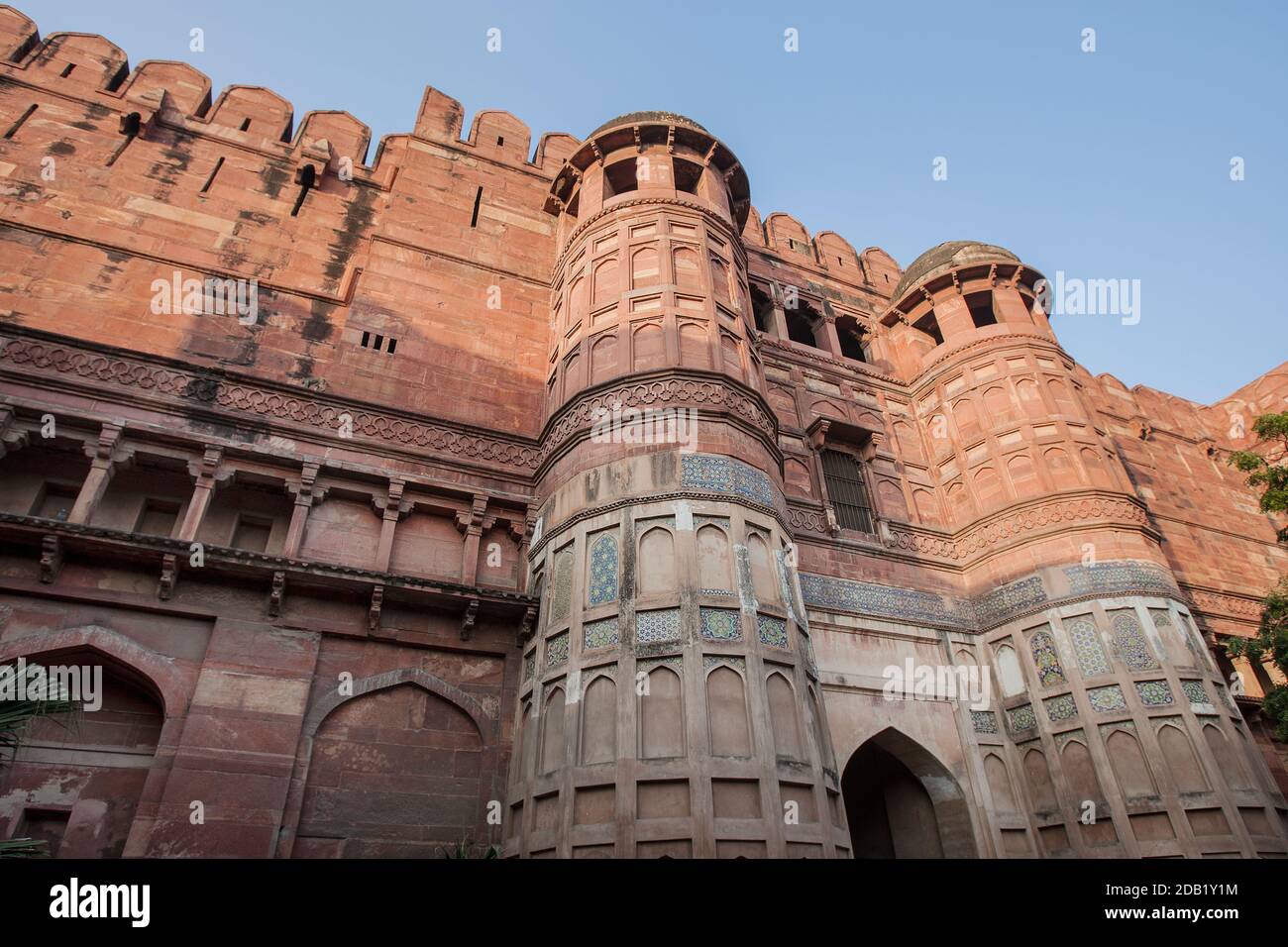 Delhi, historical places, architecture, Qutb Minar, Red Fort Stock ...