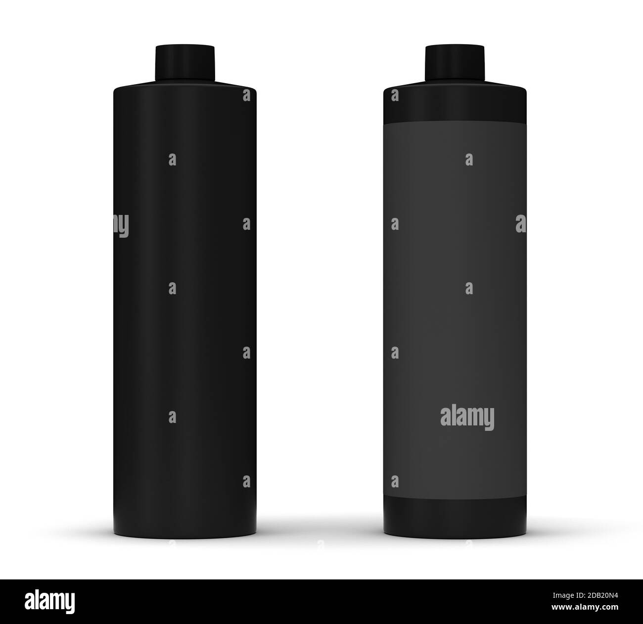 Blank Black Package (Isolated with clipping path Stock Photo - Alamy