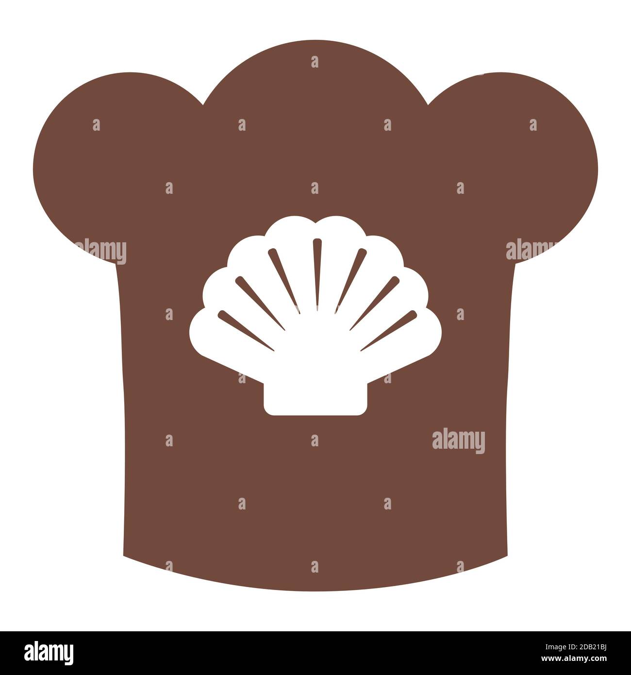 Shell and chef hat Stock Photo - Alamy