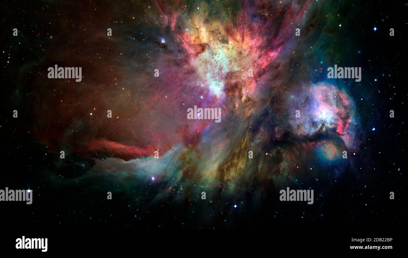 A glorious, rich star forming nebula. Elements of this image furnished ...