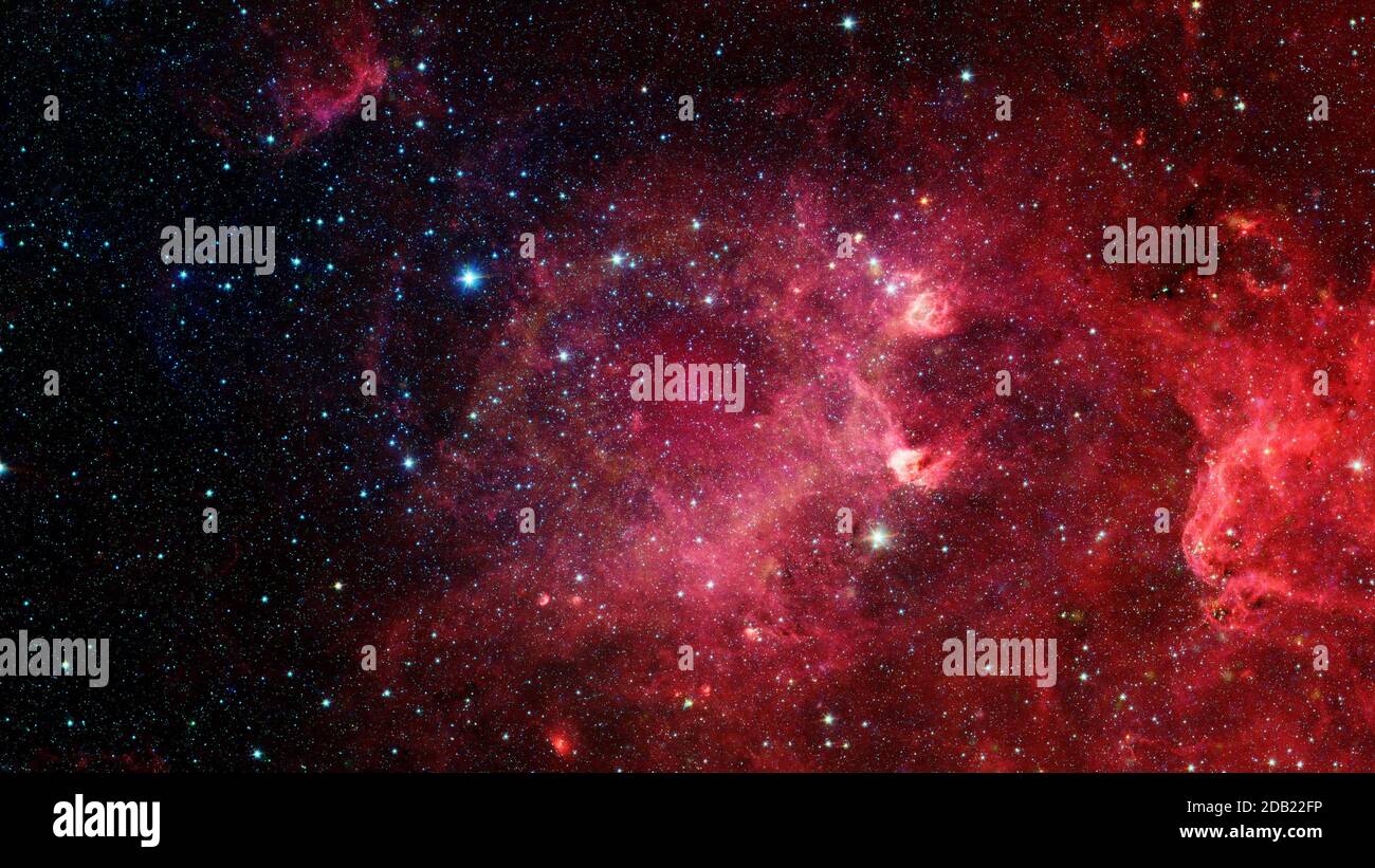 Vivid space nebula - supernova remnant. Elements of this image ...