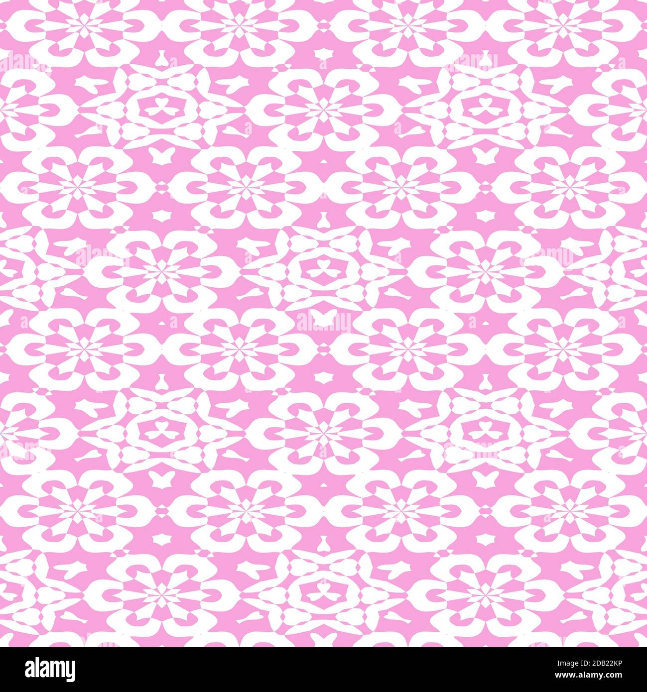 simple seamless pattern in pink and white Stock Photo - Alamy