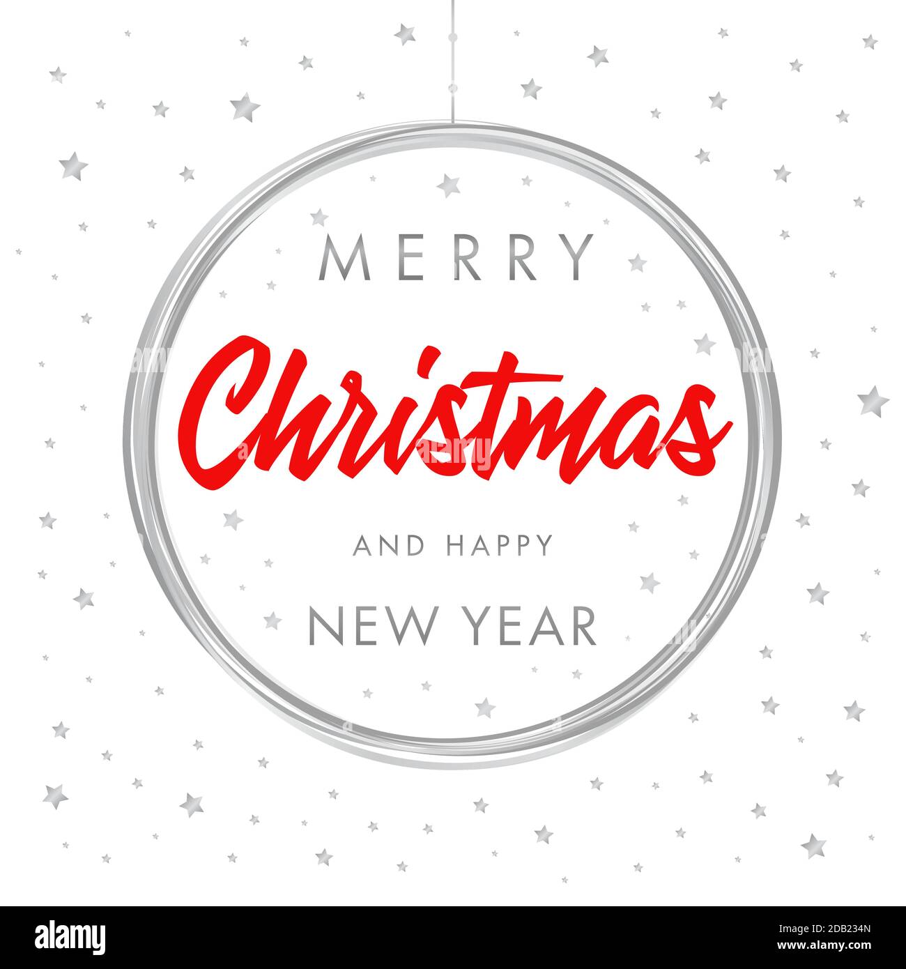 Christmas ball font letter Stock Vector Images - Alamy