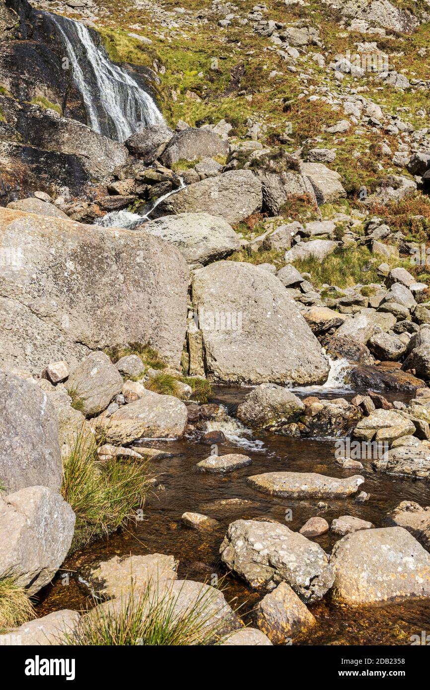 Mahon Falls walk, Comeragh mountains, County Waterford, Ireland Stock ...