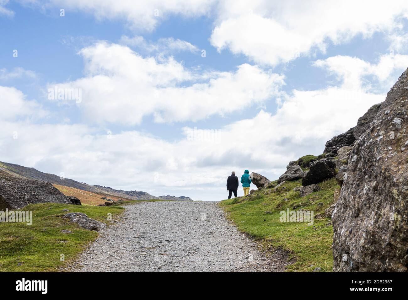 Mahon Falls walk, Comeragh mountains, County Waterford, Ireland Stock ...