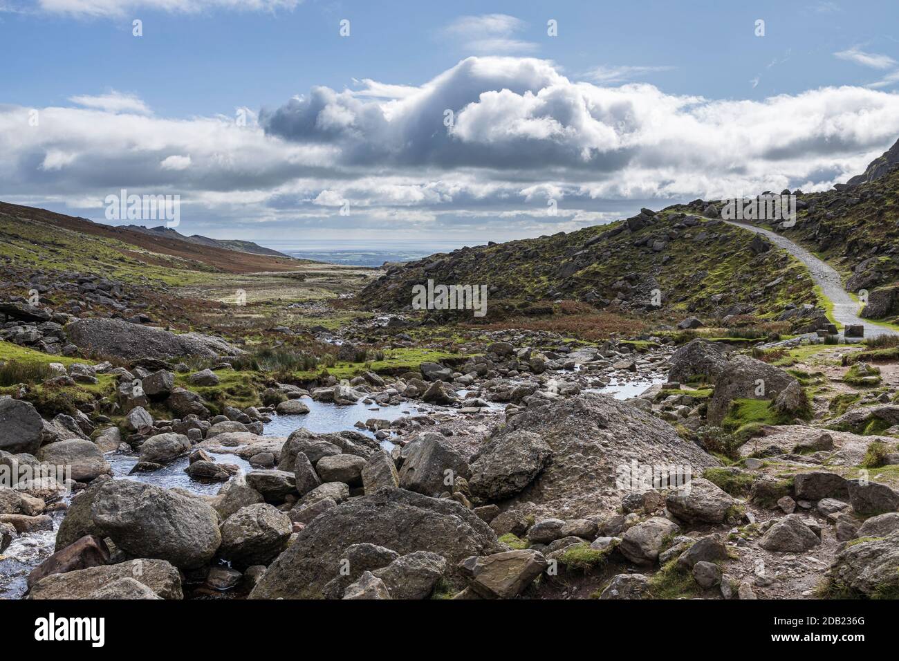 Mahon Falls walk, Comeragh mountains, County Waterford, Ireland Stock ...
