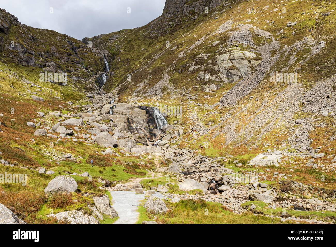 Mahon Falls walk, Comeragh mountains, County Waterford, Ireland Stock ...
