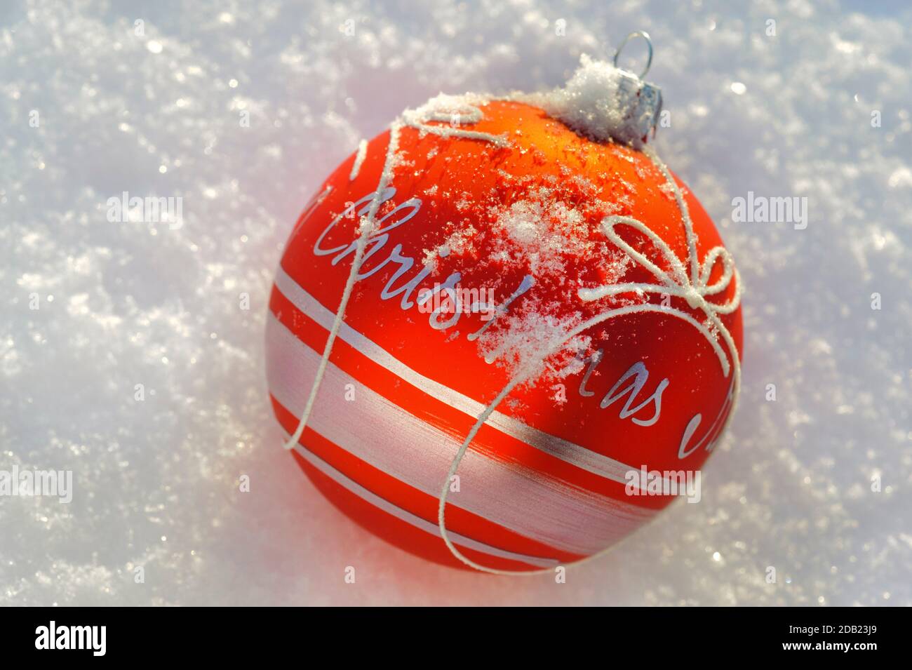 Merry christmas card snow hi-res stock photography and images - Alamy