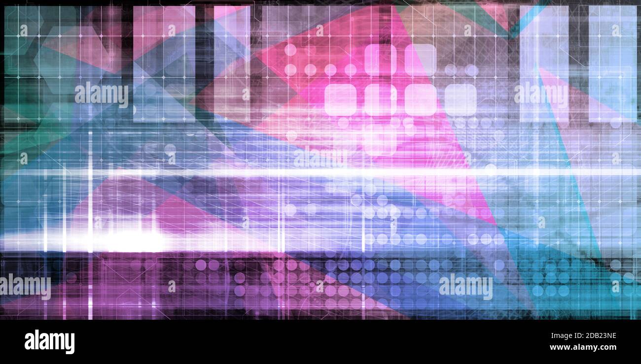Technology Innovation and Competition Race in Development Stock Photo ...