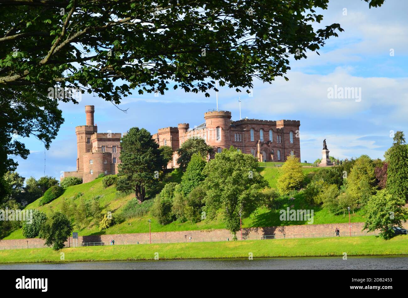 The historical and beautiful Inverness Castle in Scotland Stock Photo ...