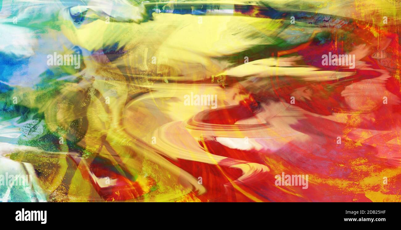 Abstract multicolor liquid fluid line shape texture. Colorful ...