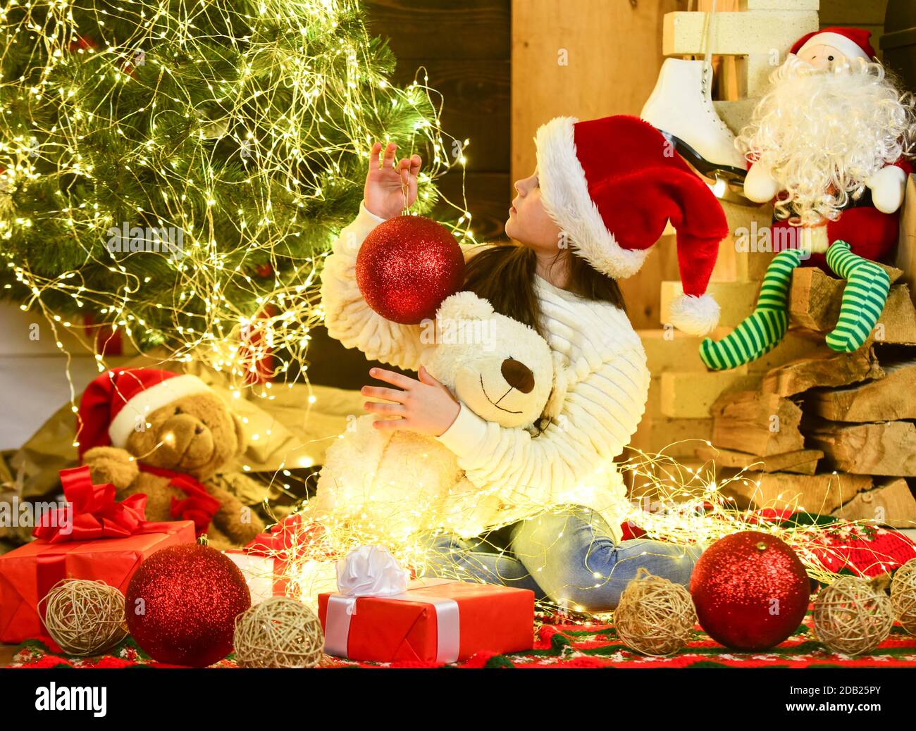 LED Lights concept. Merry christmas. Decorations shop. Sparkling Warm ...
