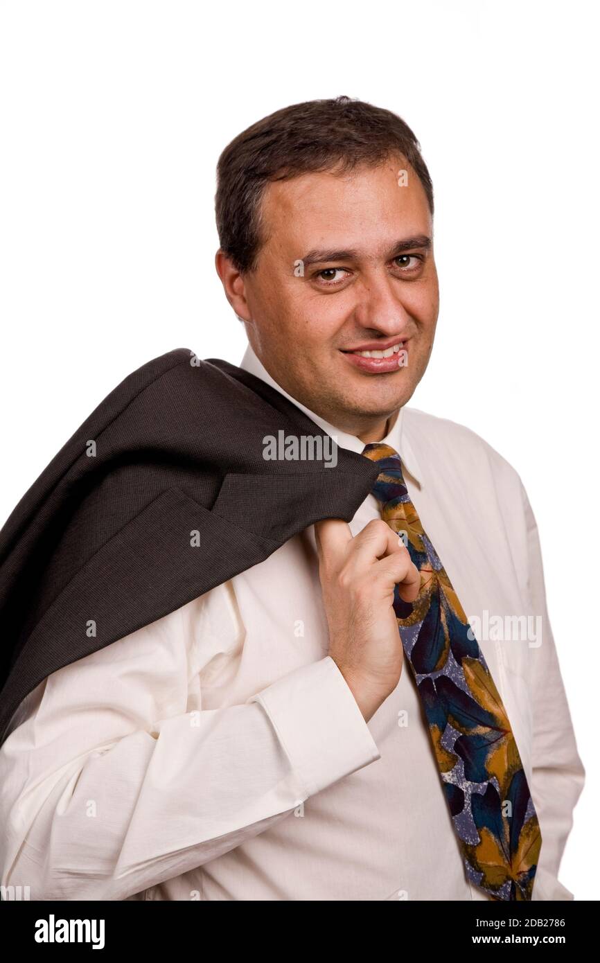 young business men portrait isolated on white Stock Photo - Alamy