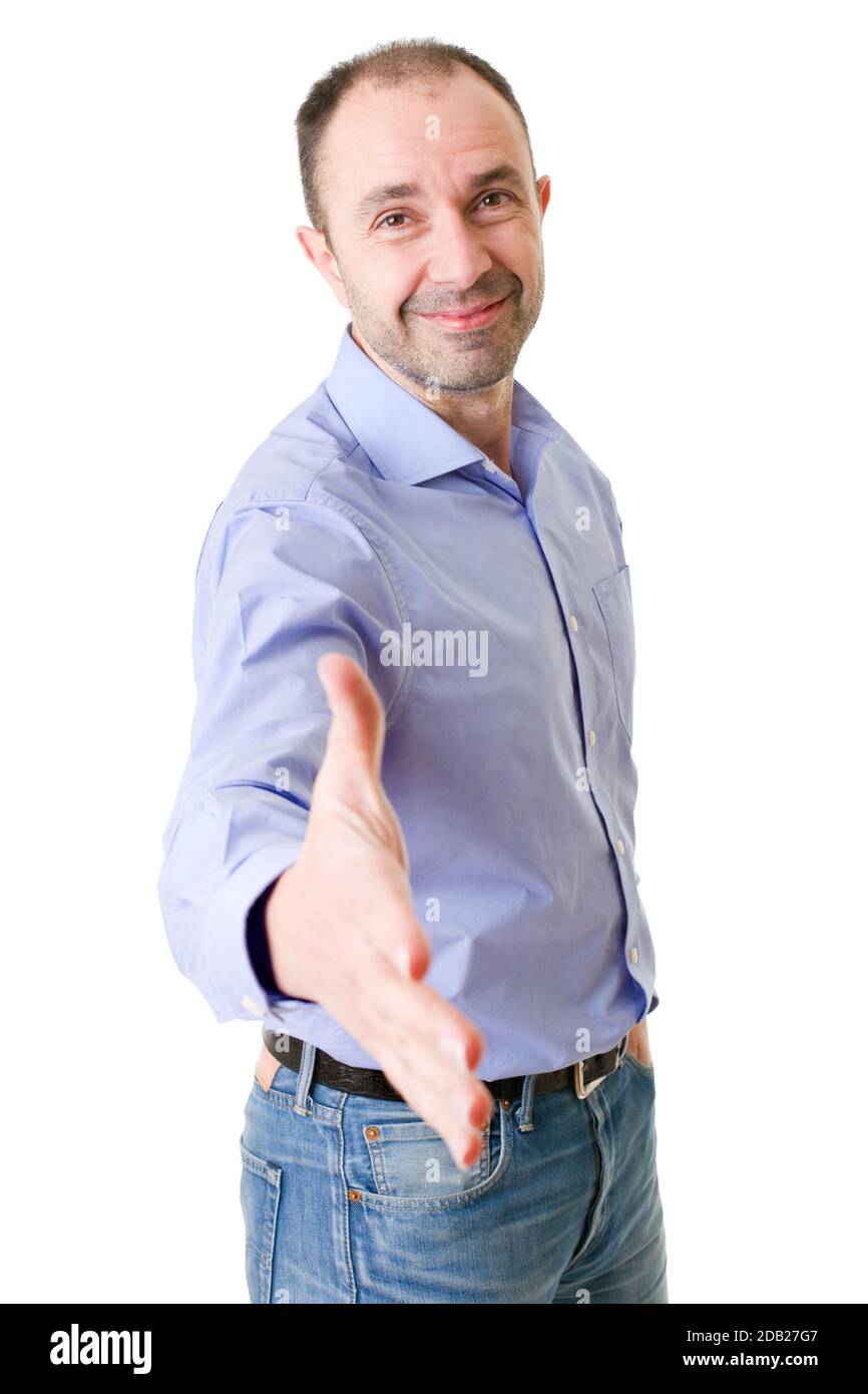 Man shakehand hi-res stock photography and images - Alamy