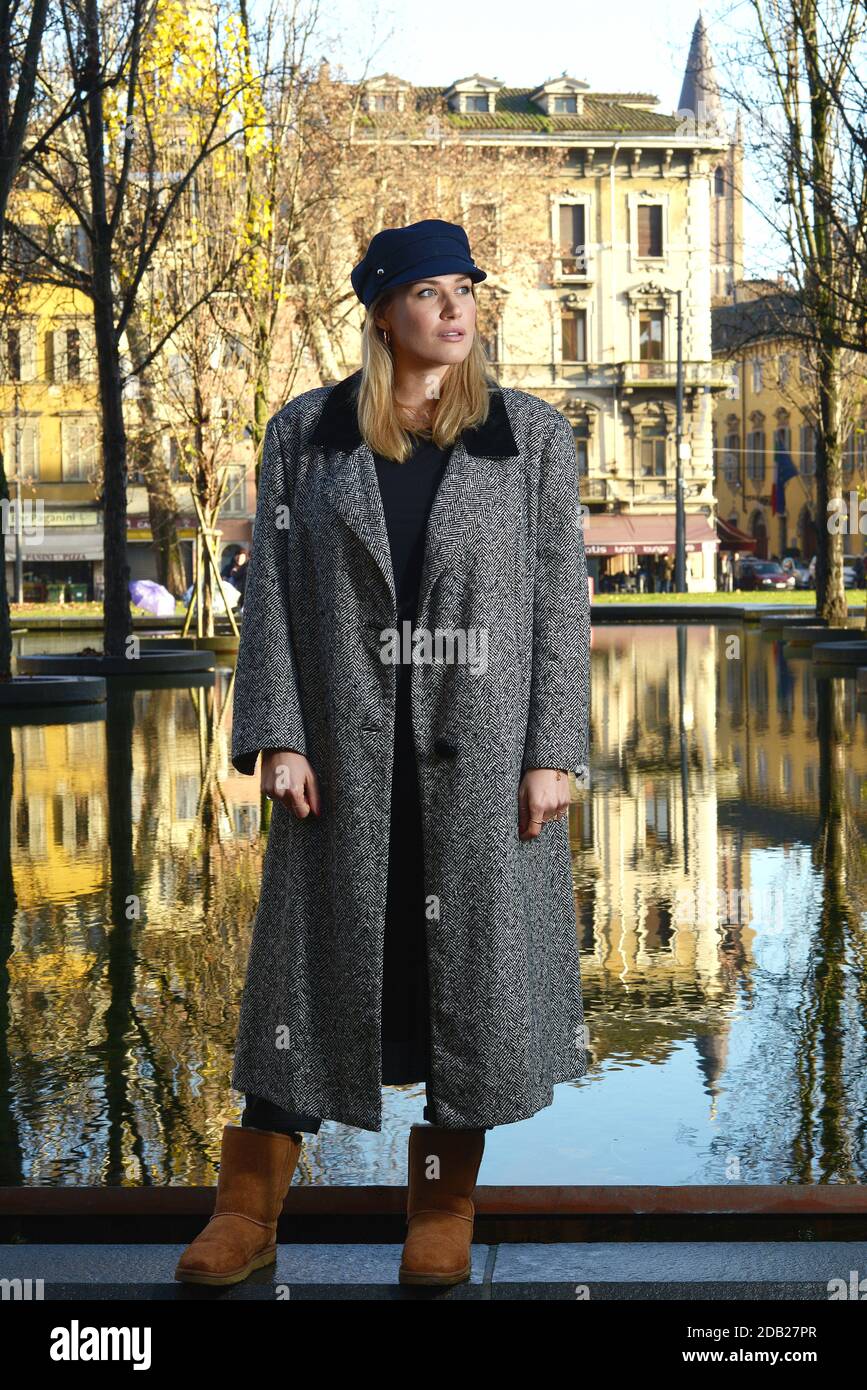 Italy, Parma, 21 december, 2019 : Benedetta Mazza, italian showgirl. Tv ...