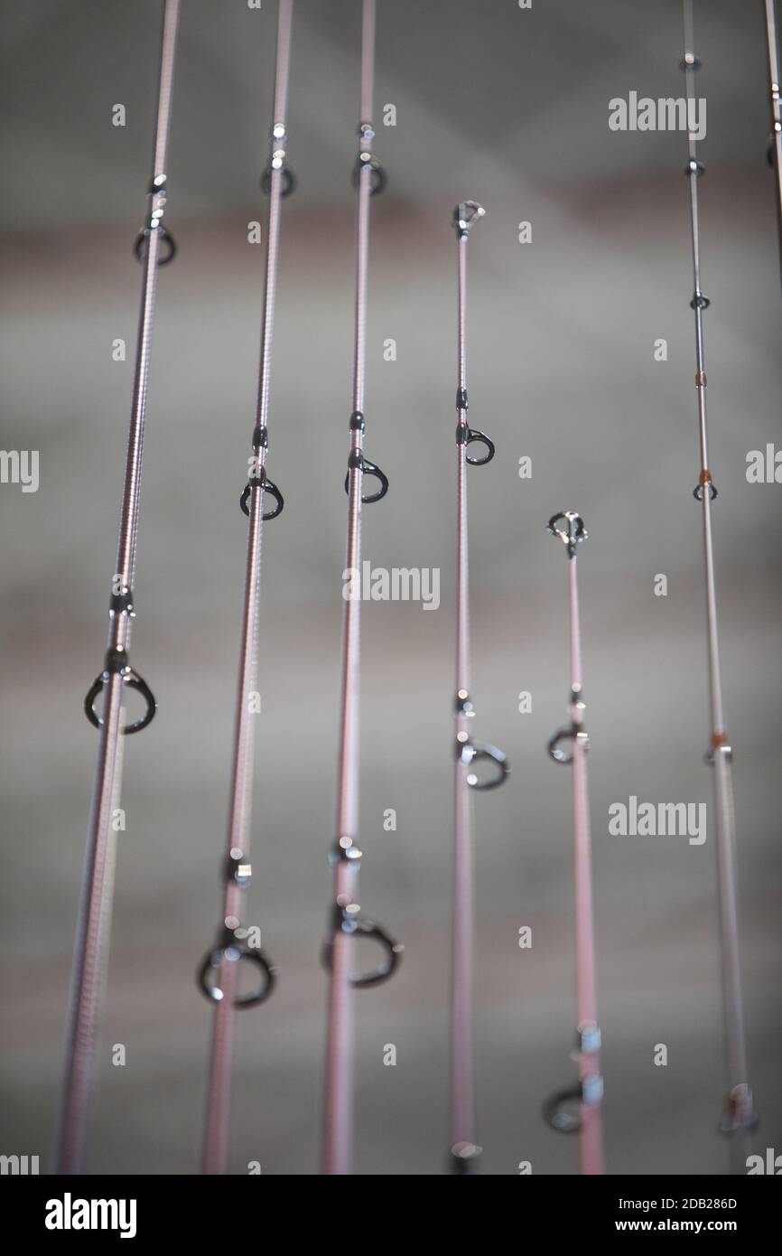 Multiple fishing rods hi-res stock photography and images - Alamy