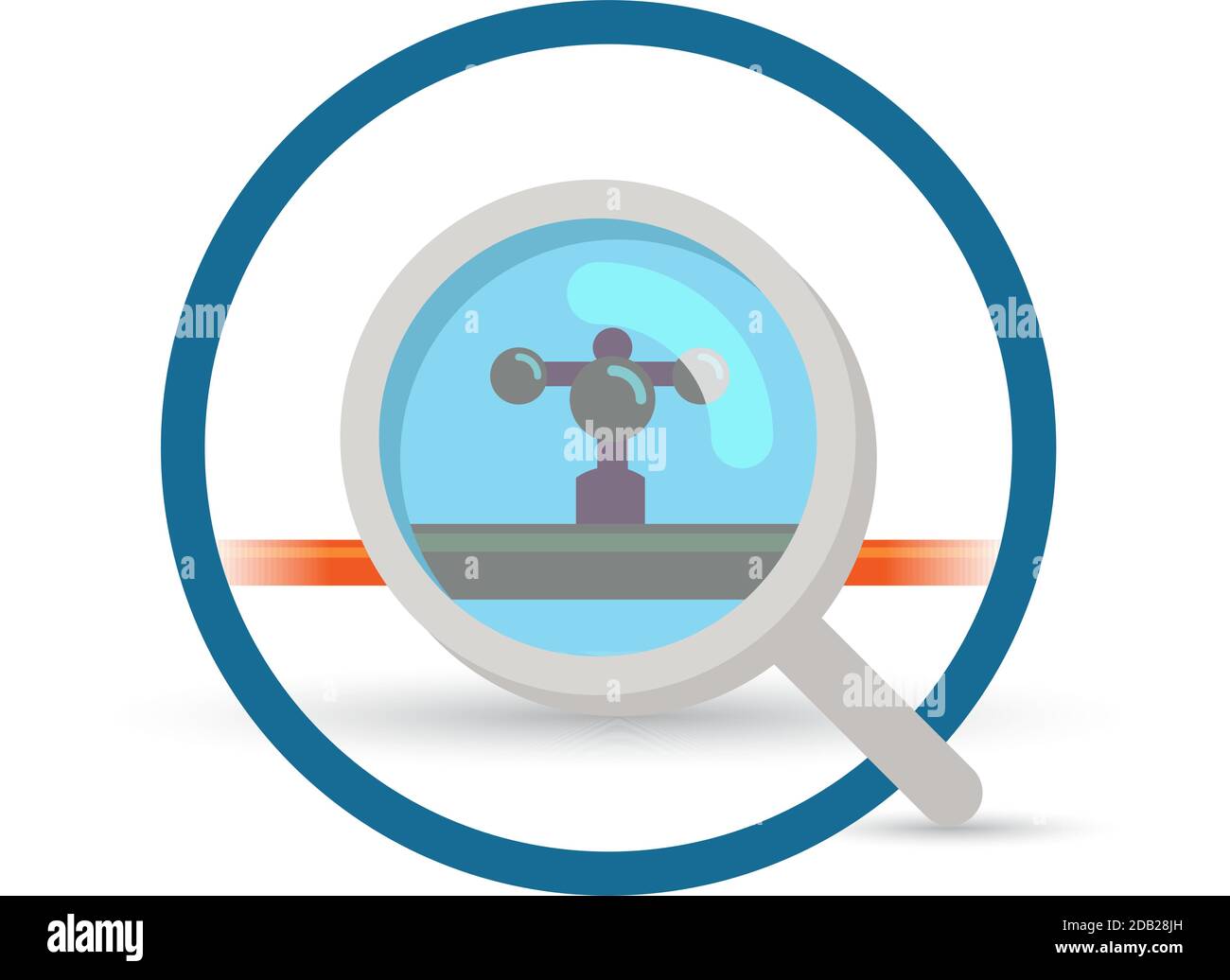 Energy Efficiency water consumption research. Vector icon Stock Vector ...