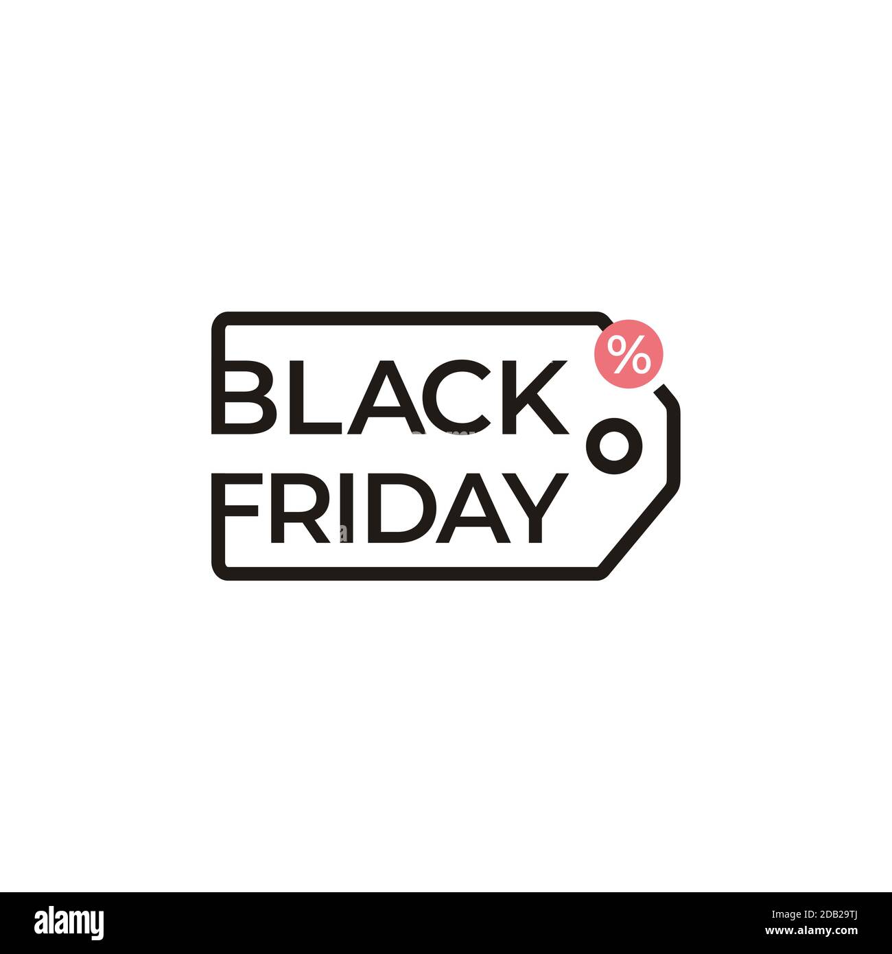 Black Friday Logo, Discount Sale Sticker Label vector graphic design ...