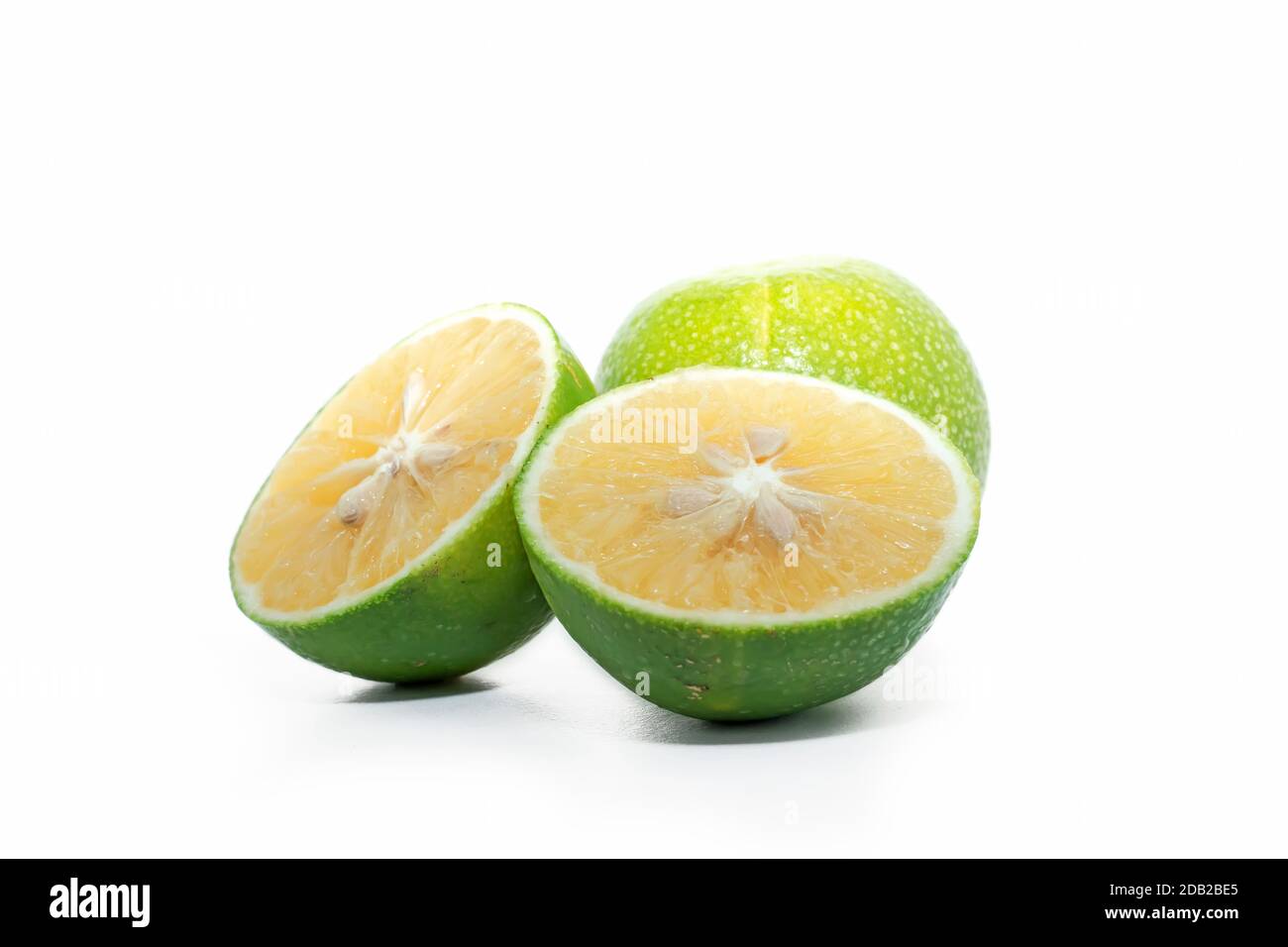 mosambi sweet lime fruit with white backgrounds Stock Photo - Alamy