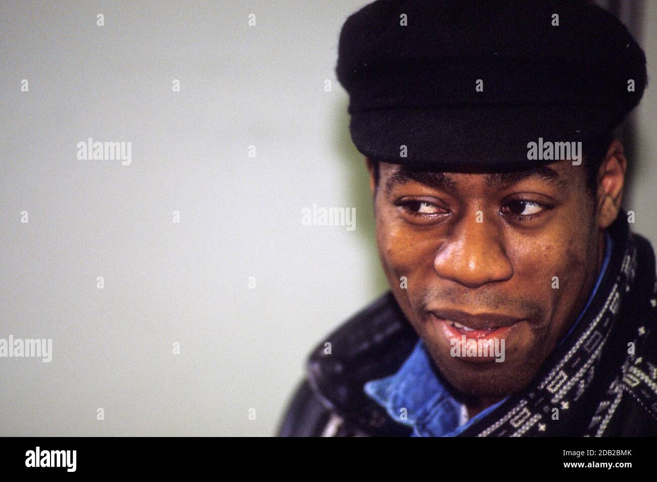 Andrew Roachford of Roachford at a press conference with CBS Records ...