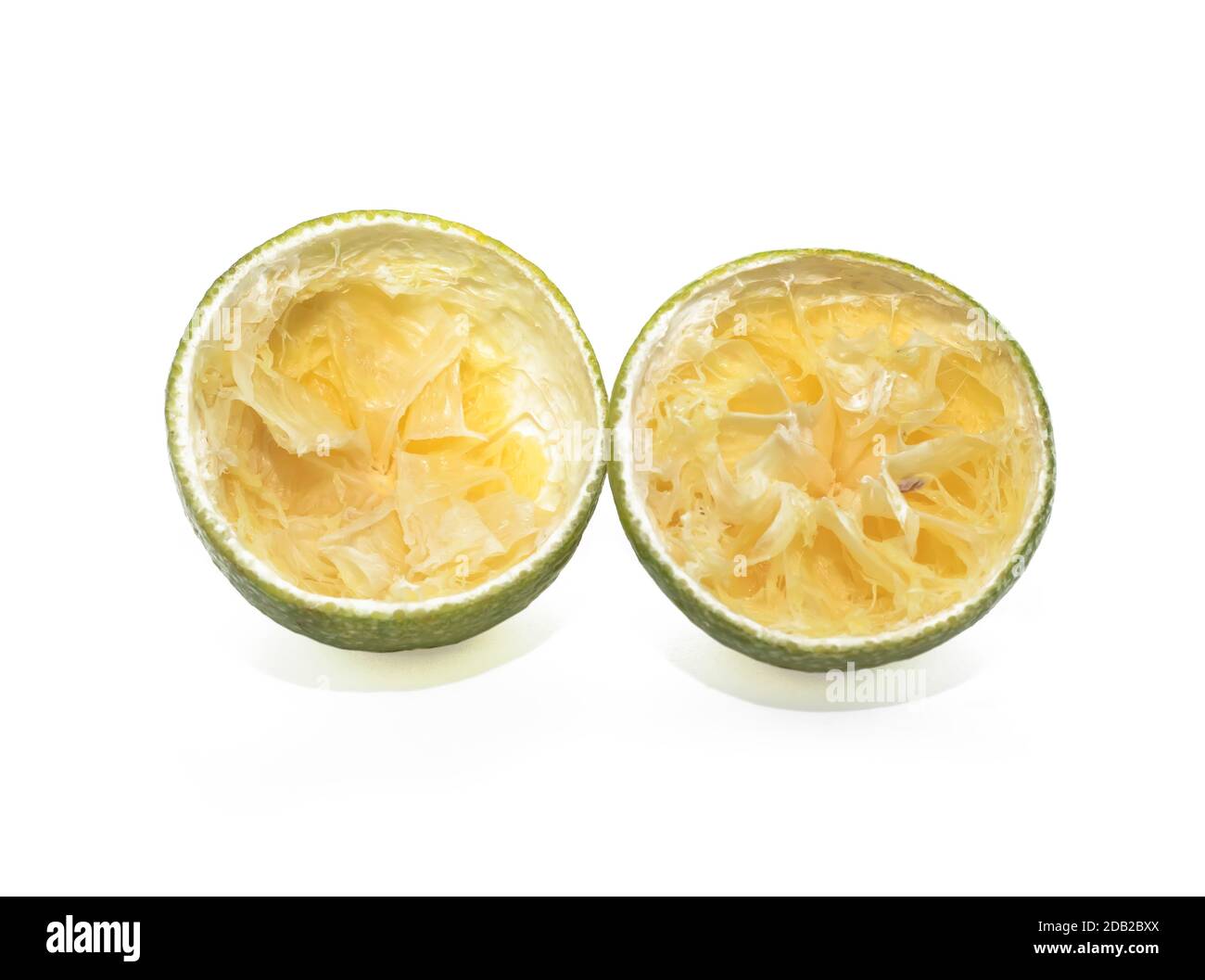 Squeezed Mosambi peels after making a fresh juices Stock Photo - Alamy
