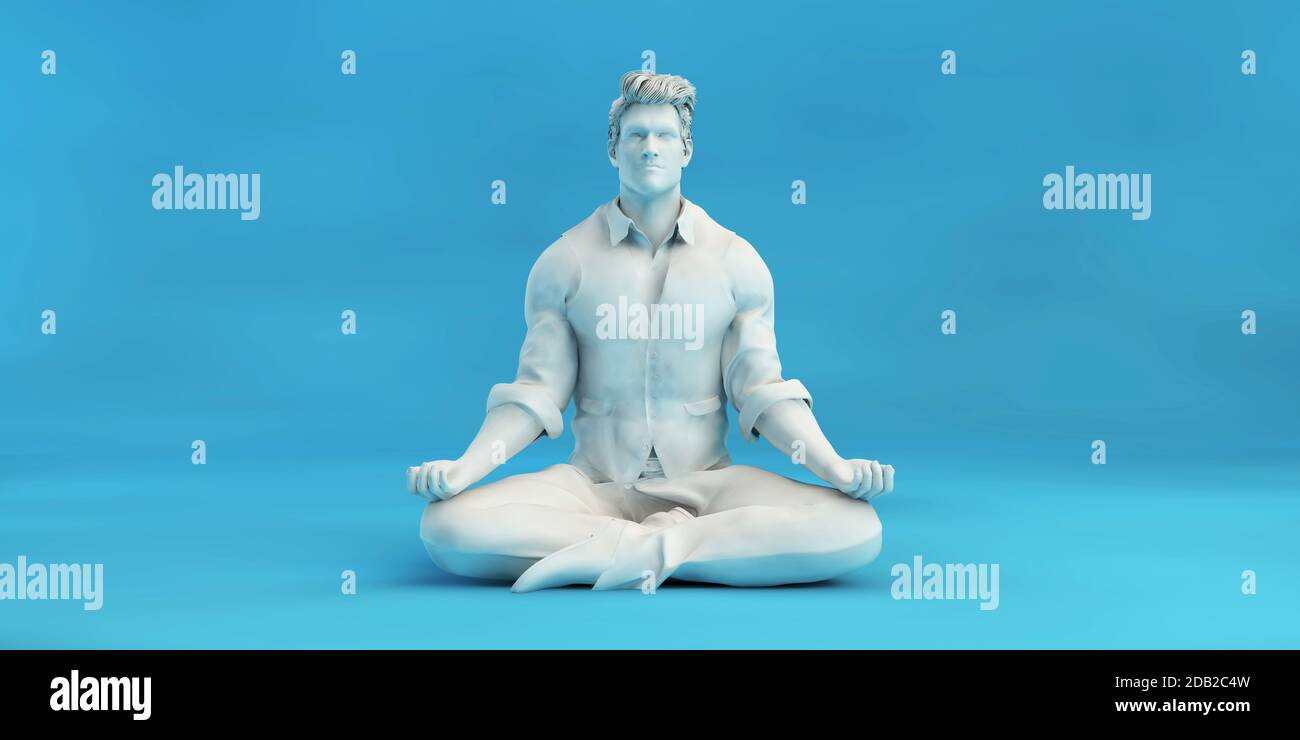 Keeping Calm in Stressful Situations as a Mental Concept Stock Photo ...