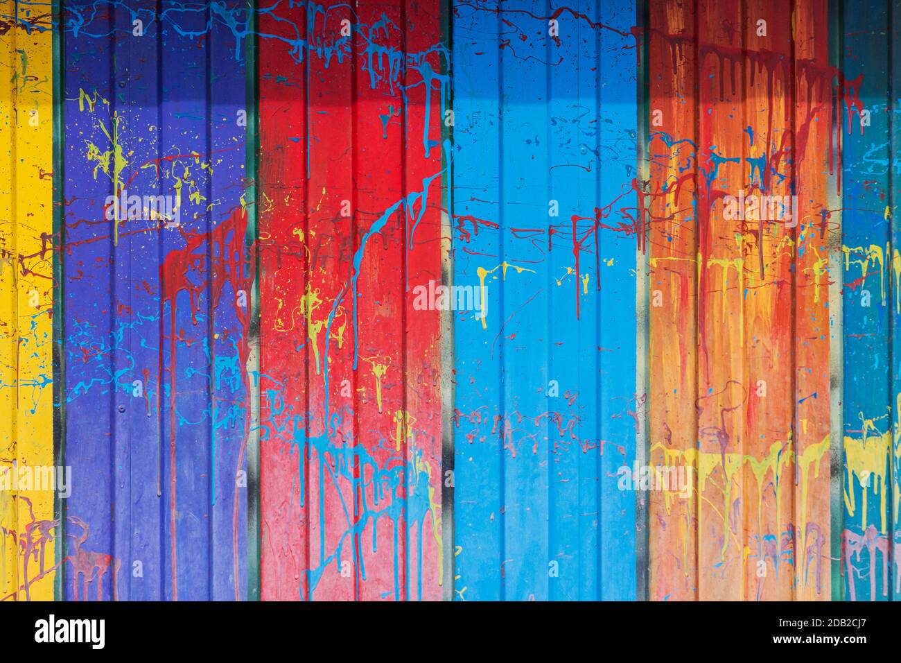 colorful wall splashed with paint Stock Photo - Alamy