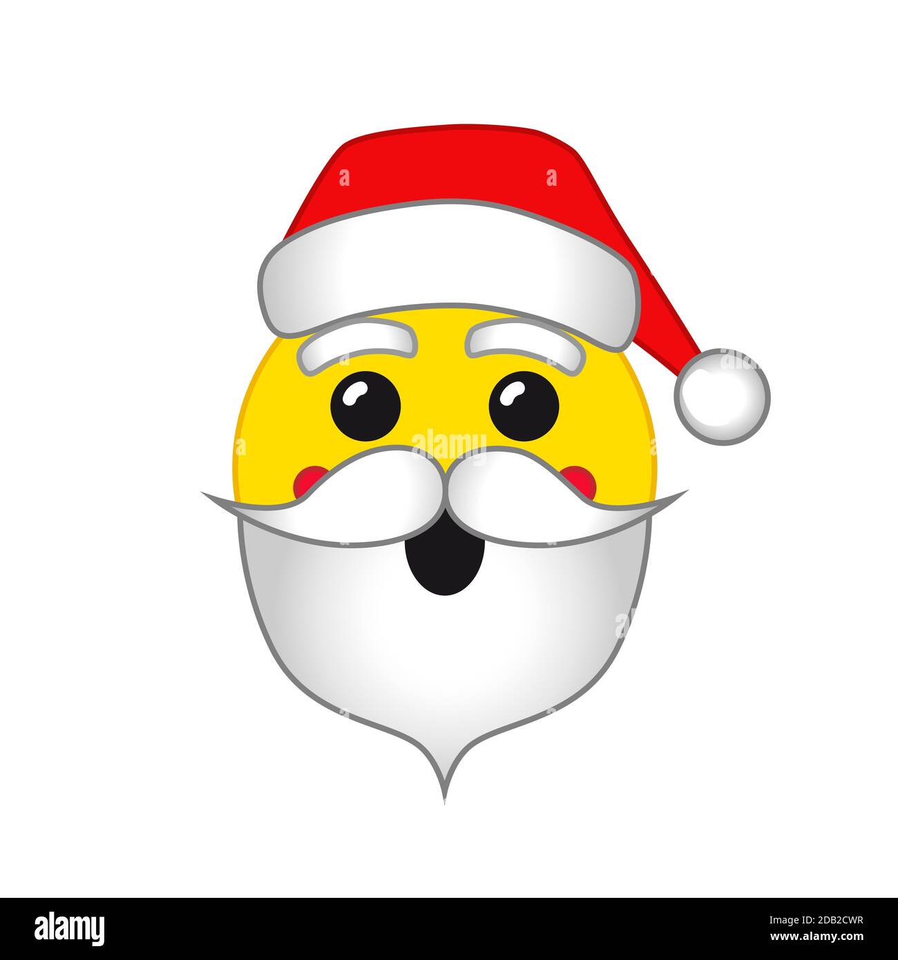 Santa Claus Template Face