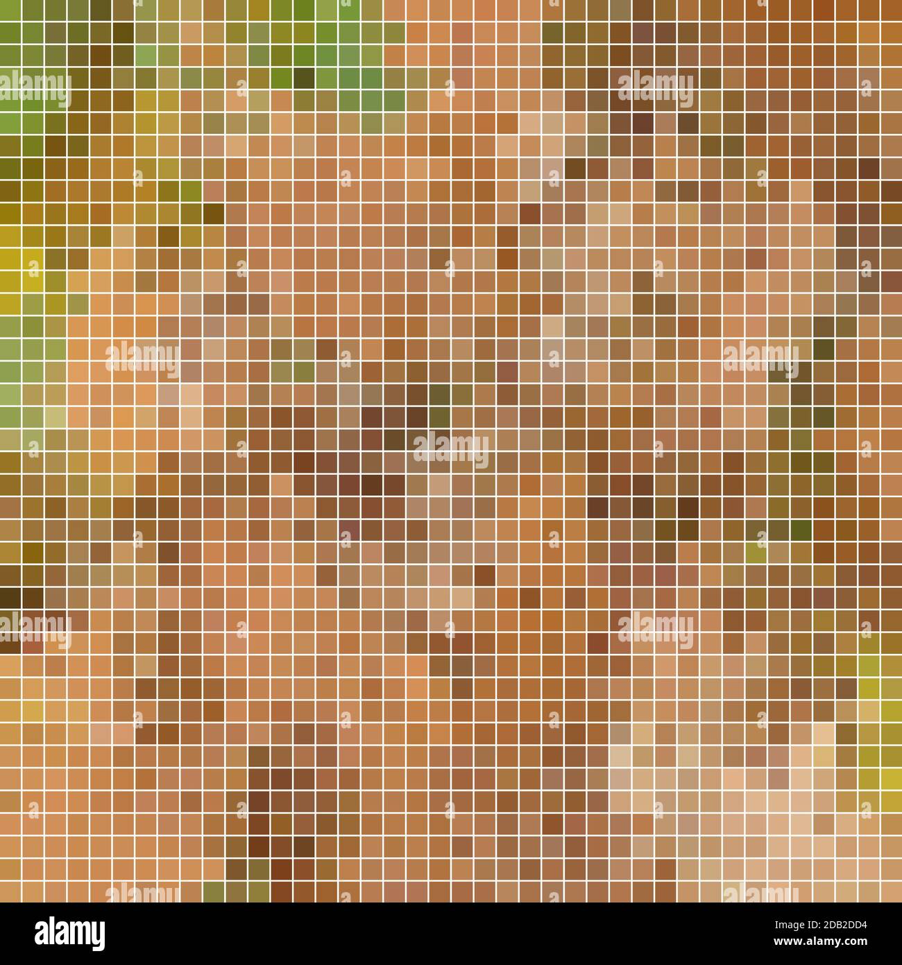 abstract square pixel mosaic background - brown Stock Photo - Alamy