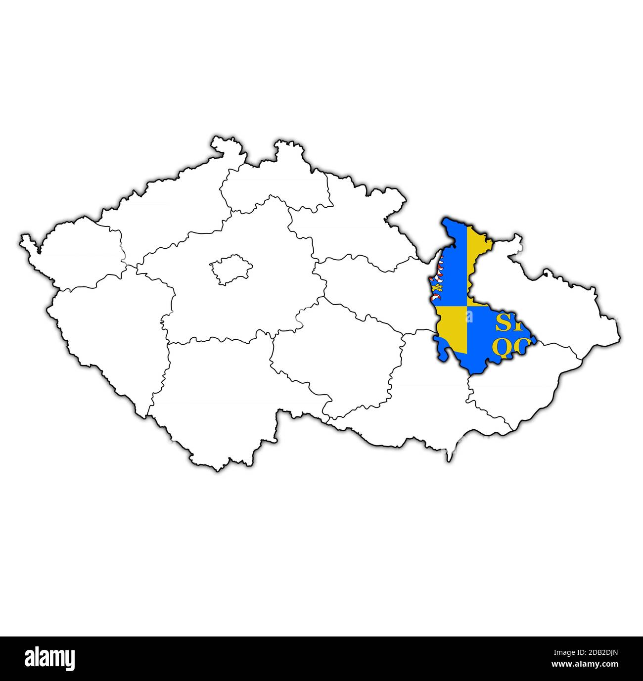 Map of olomouc hi-res stock photography and images - Alamy