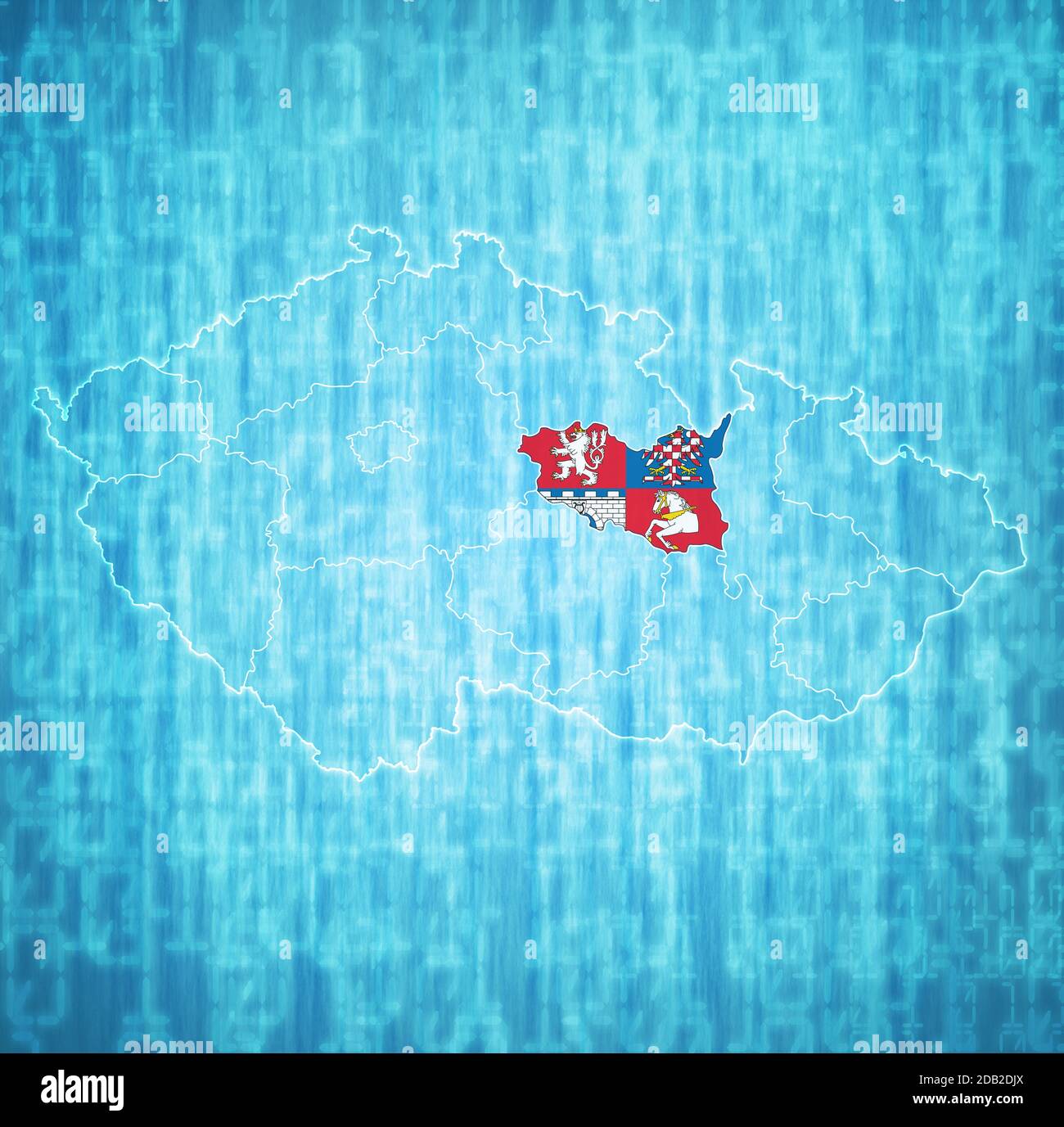 Pardubice map hi-res stock photography and images - Alamy