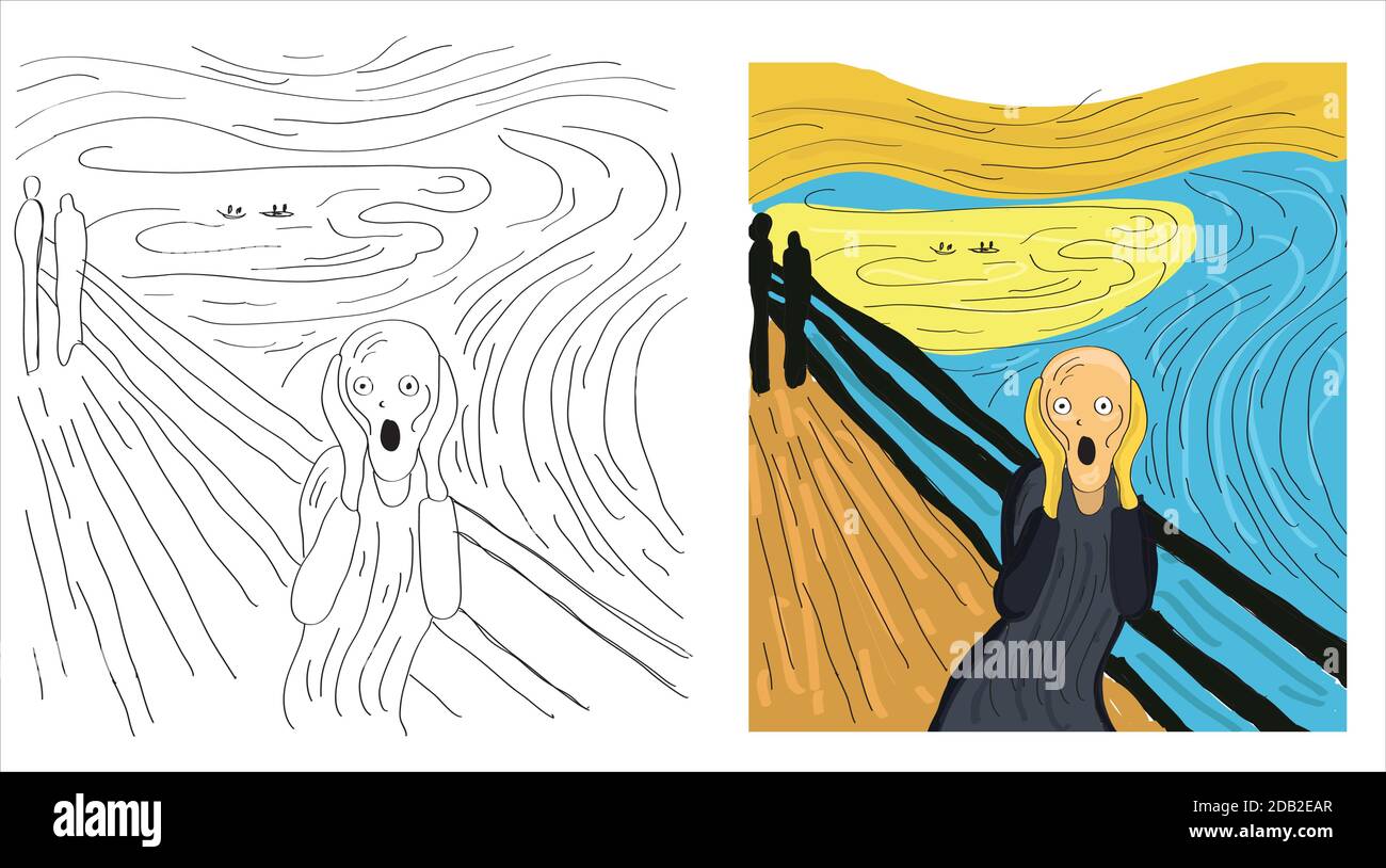 The scream painting museum hi-res stock photography and images - Alamy