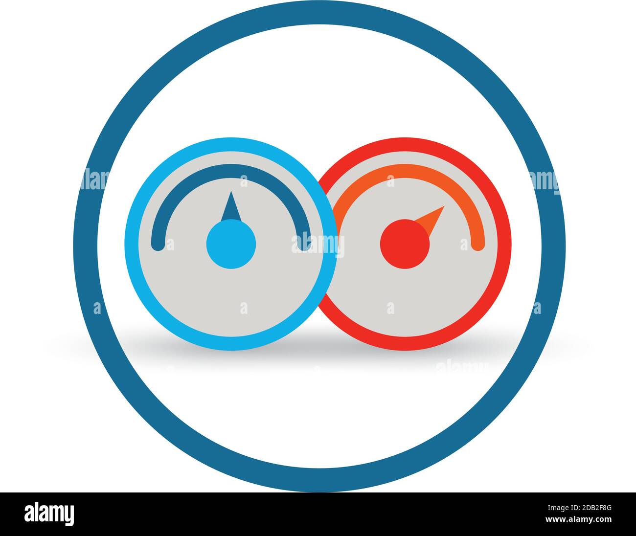 Energy Efficient water heating equipment. Vector icon Stock Vector ...